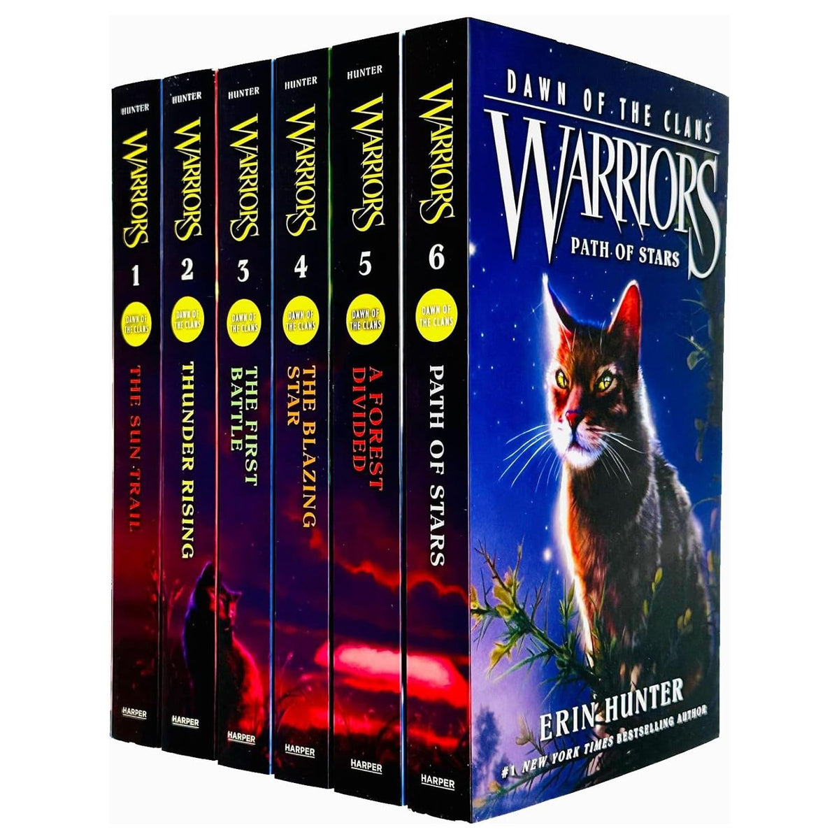 Warriors Cats Dawn of The Clans Prequel Book 1-6 Series 6 Books ...