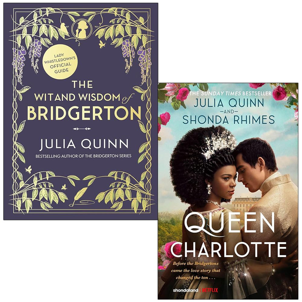 Julia Quinn Bridgerton Series 2 Books Collection Set (The Wit and ...