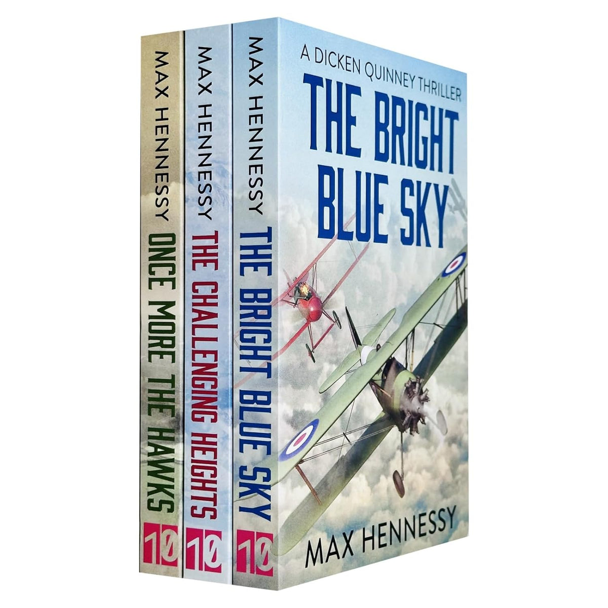 Max Hennessy RAF Trilogy 3 Books Collection Set (The Bright Blue Sky ...