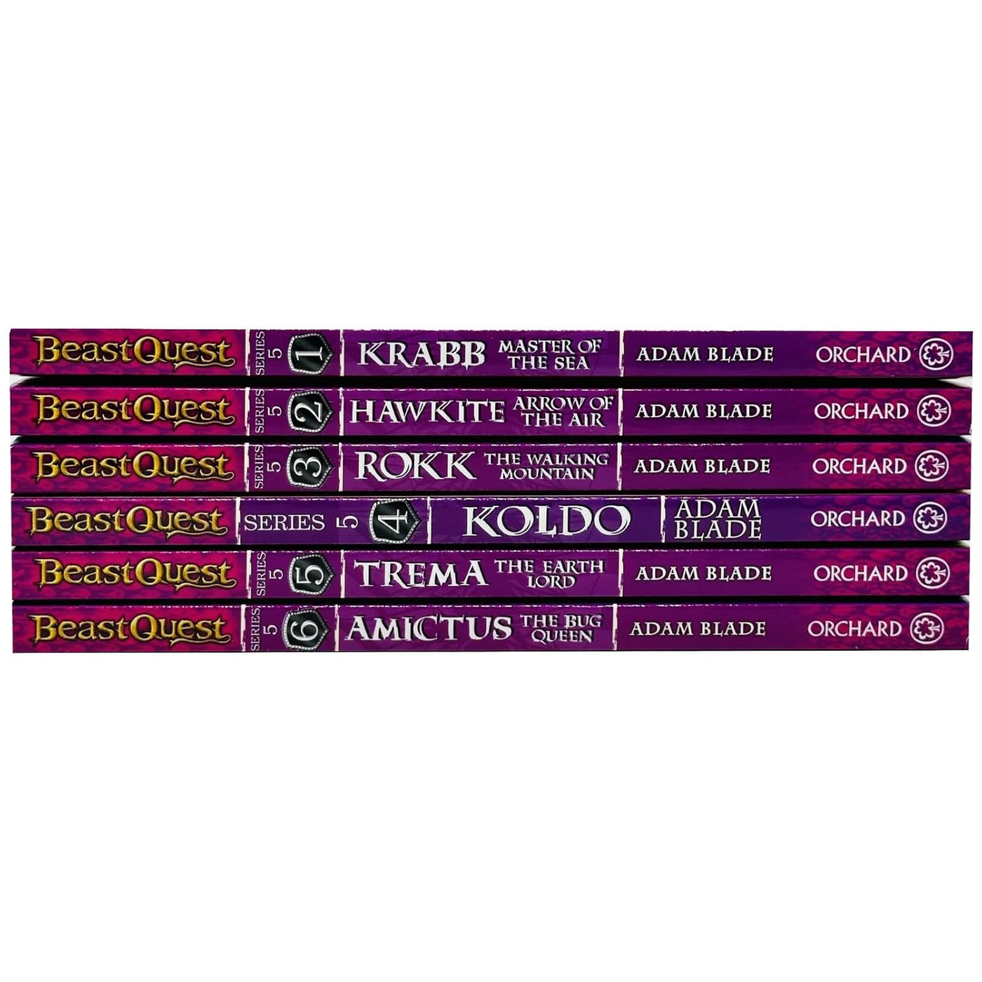 Beast Quest Pack: Series 5, 6 books,(Amictus The Bug Queen, Koldo The ...