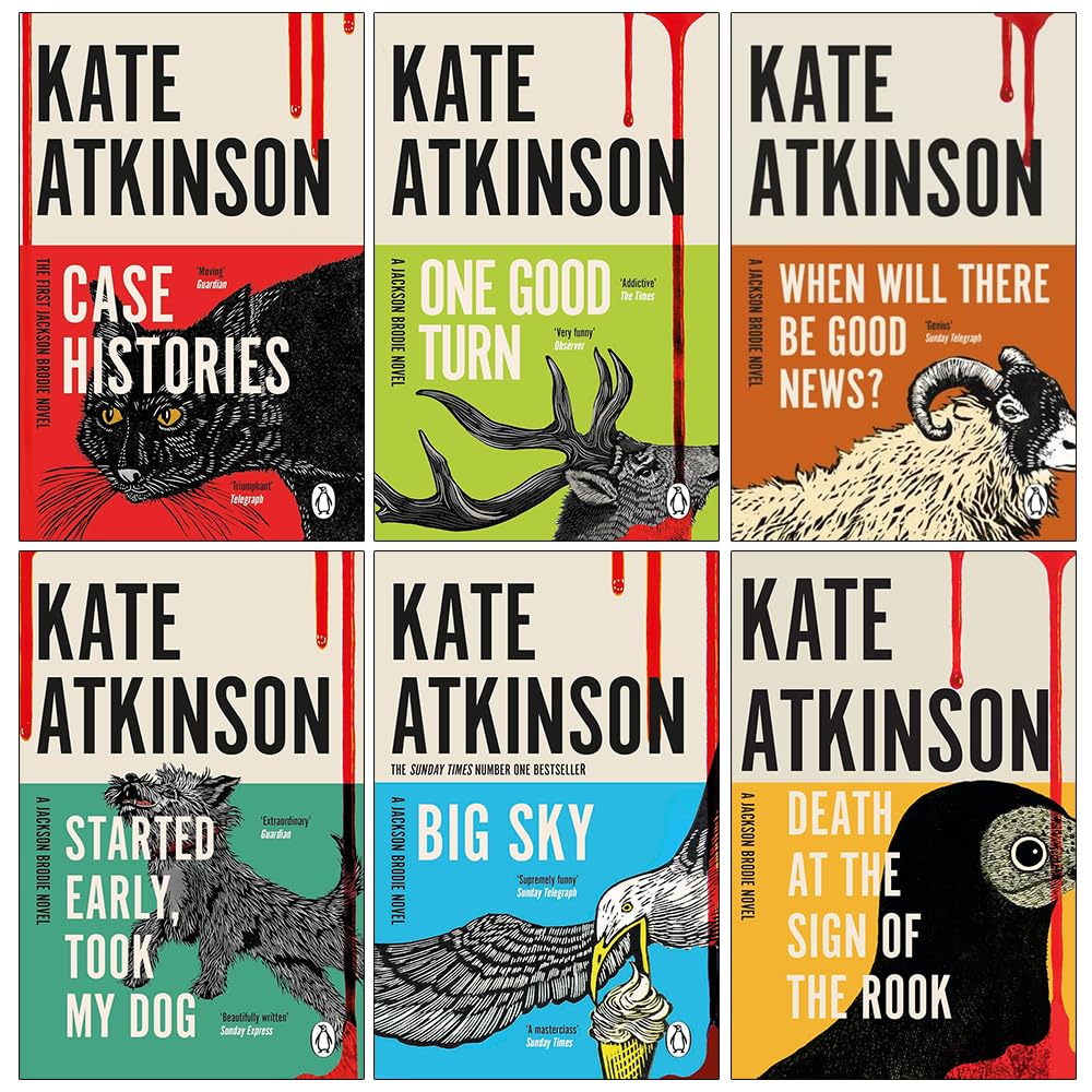 Jackson Brodie Series 6 Books Collection Set by Kate Atkinson Case ...
