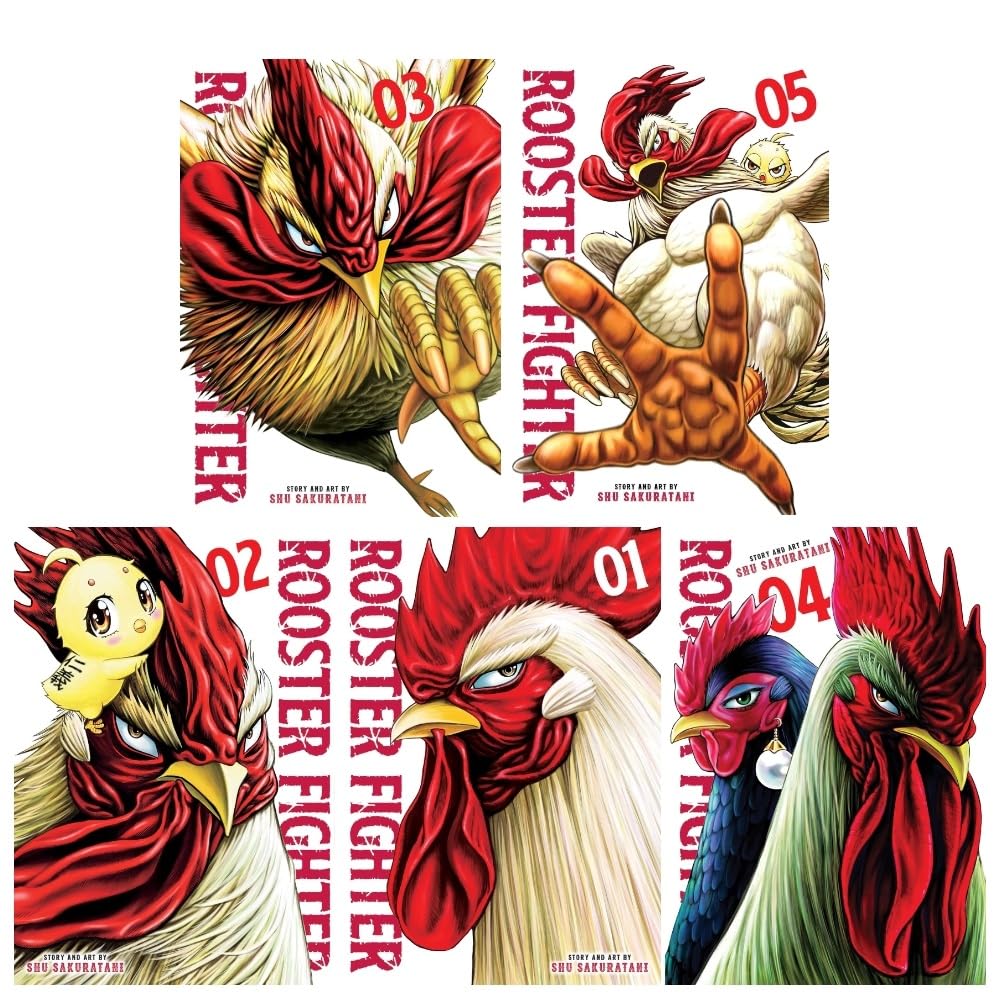 Rooster Fighter 5 Books Collection Set (Volumes 1-5) by Syu Sakuratani ...