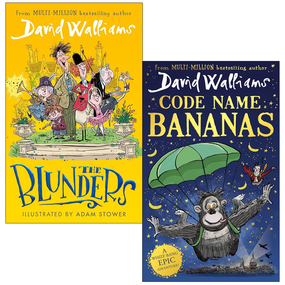 David Walliams Collection 2 Books Set (The Blunders & Code Name Bananas) | The Book Bundle