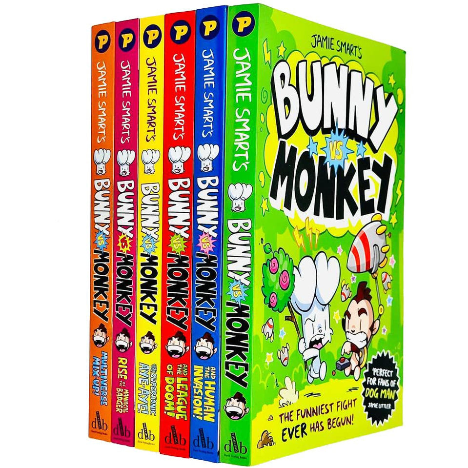 Bunny Vs Monkey 6 Book Set Collection (Bunny Vs Monkey, the League of ...