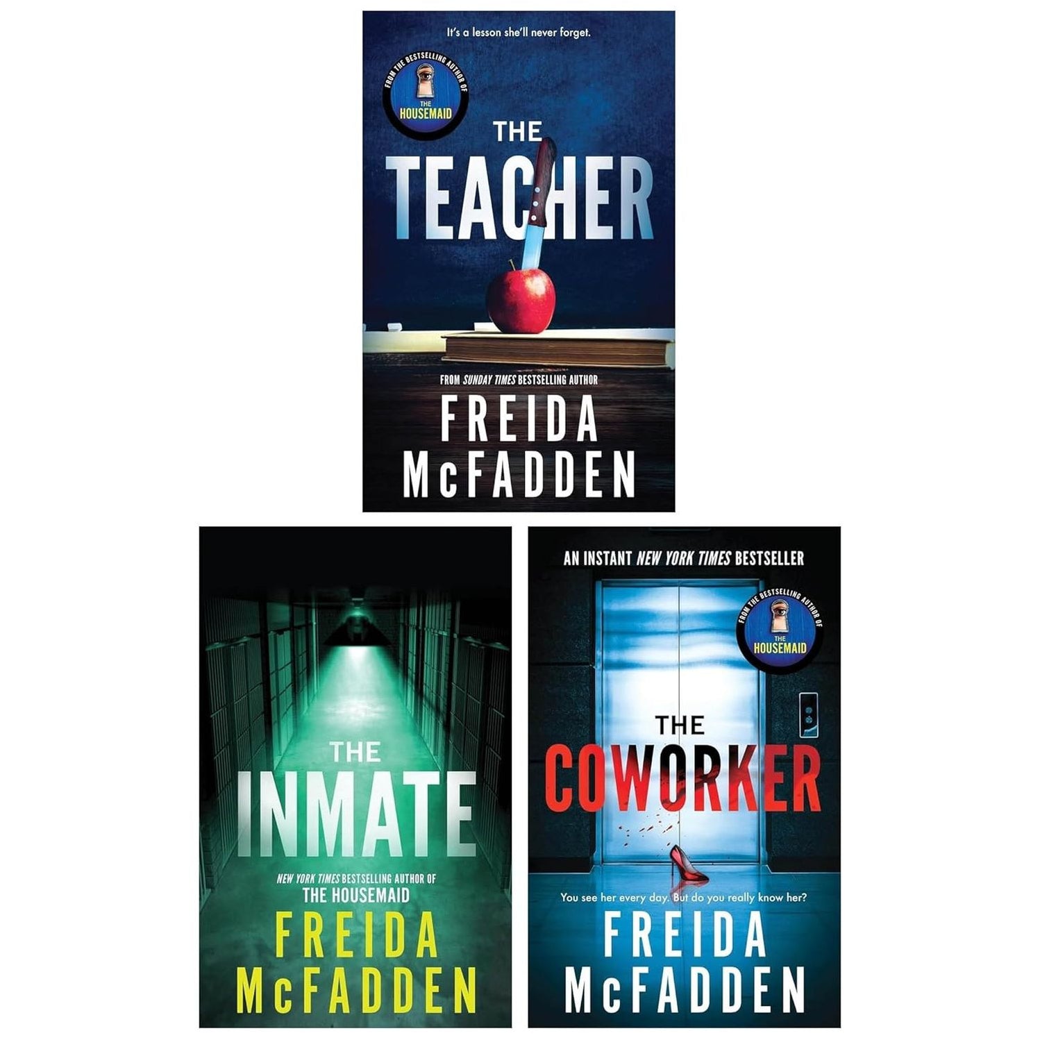 Freida McFadden 3 Books Collection Set (The Coworker, The Teacher & The ...