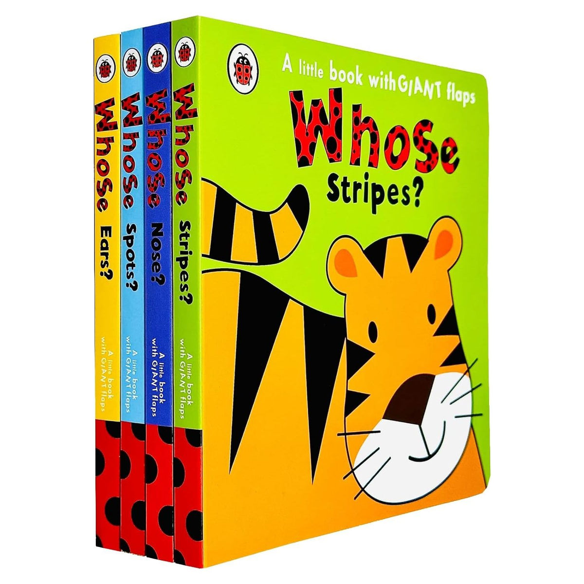 Whose Animal Collection 4 Books Set (Ears, Spots, Stripes, Nose) | The ...