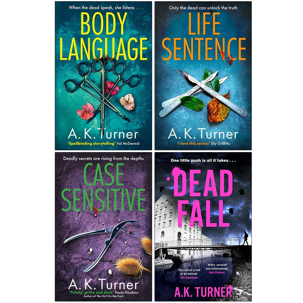 Cassie Raven Series 4 Books Collection Set By A. K. Turner (Body ...