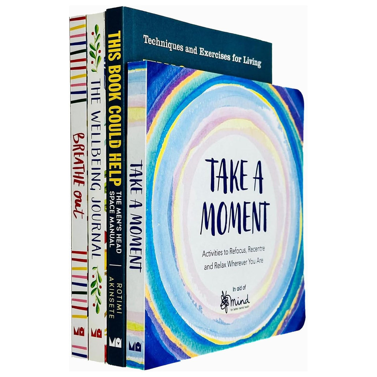 Wellbeing Guides Collection 4 Books Set By Mind (Take a Moment, This ...
