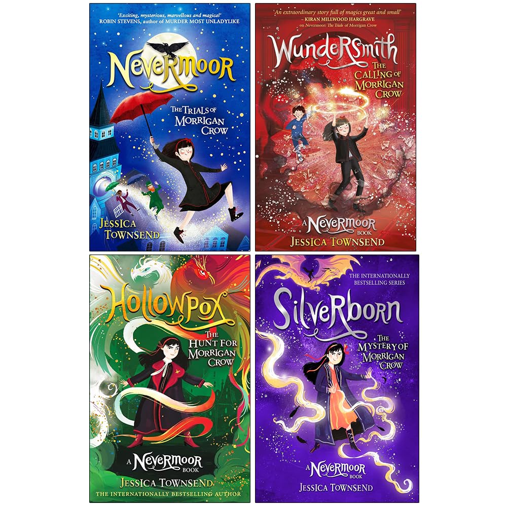 Morrigan Crow Series 4 Books Collection Set by Jessica Townsend ...