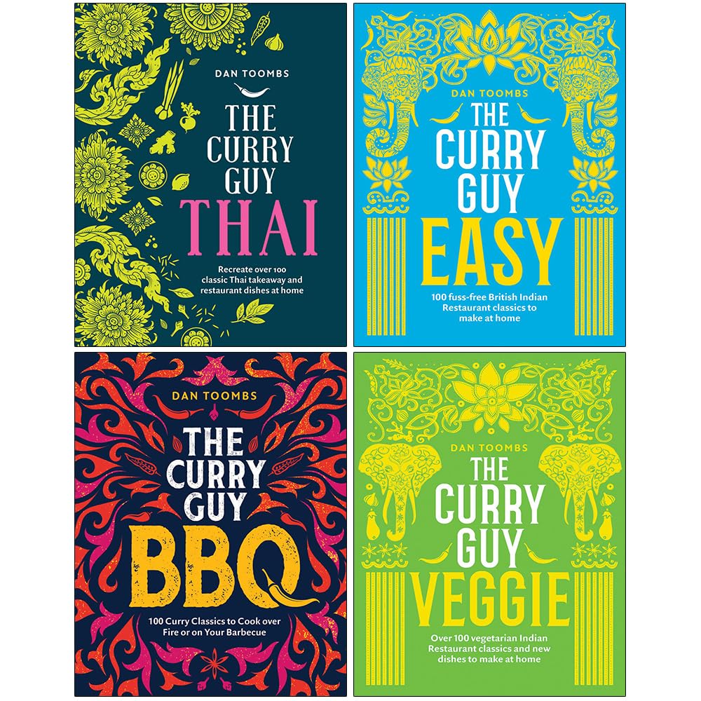 The Curry Guy Collection 4 Books Set By Dan Toombs (Curry Guy Thai ...