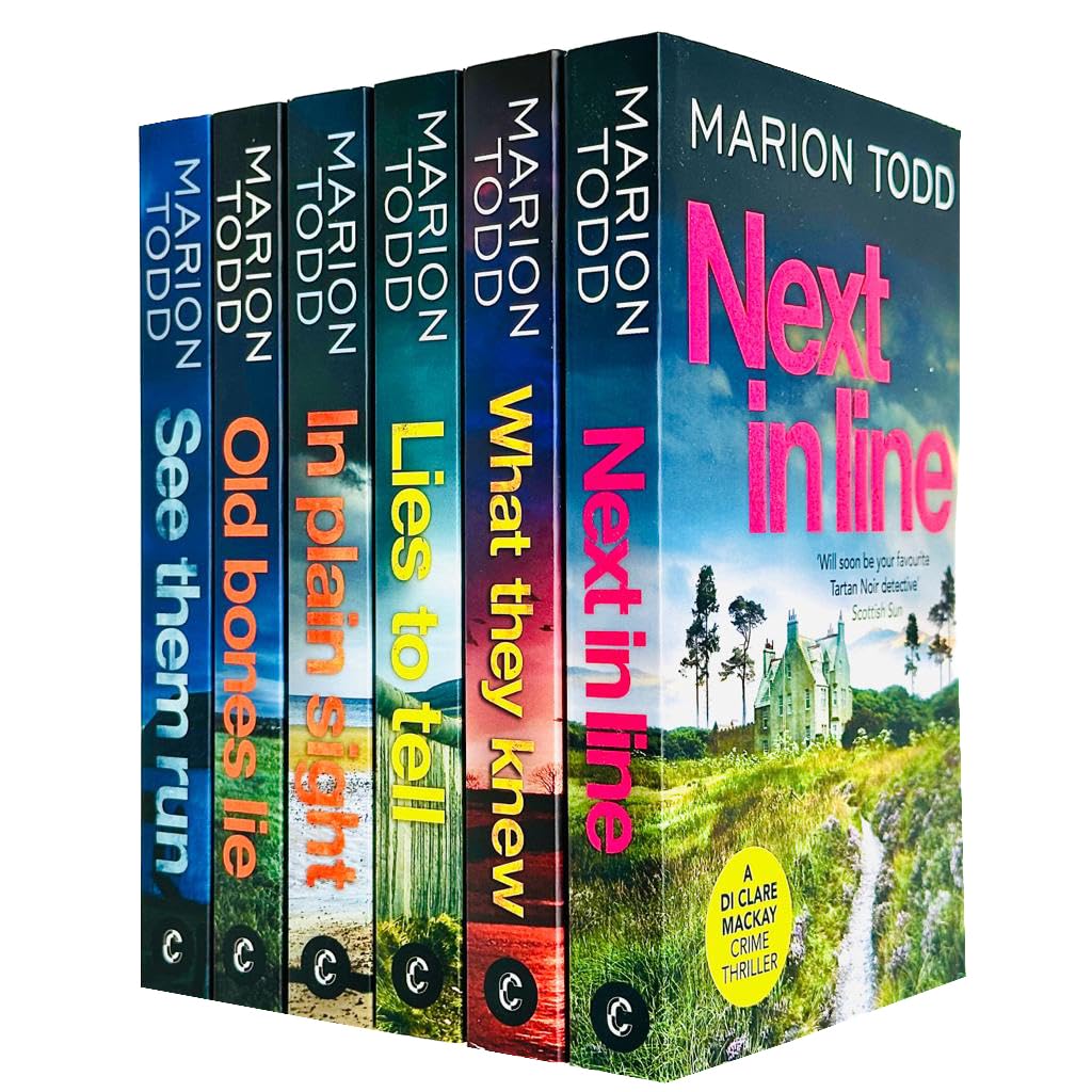 Detective Clare Mackay Series 6 Books Collection Set By Marion Todd ...