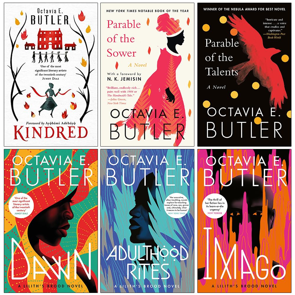 Octavia E. Butler Collection 6 Books Set (Kindred, Parable of the Sower ...