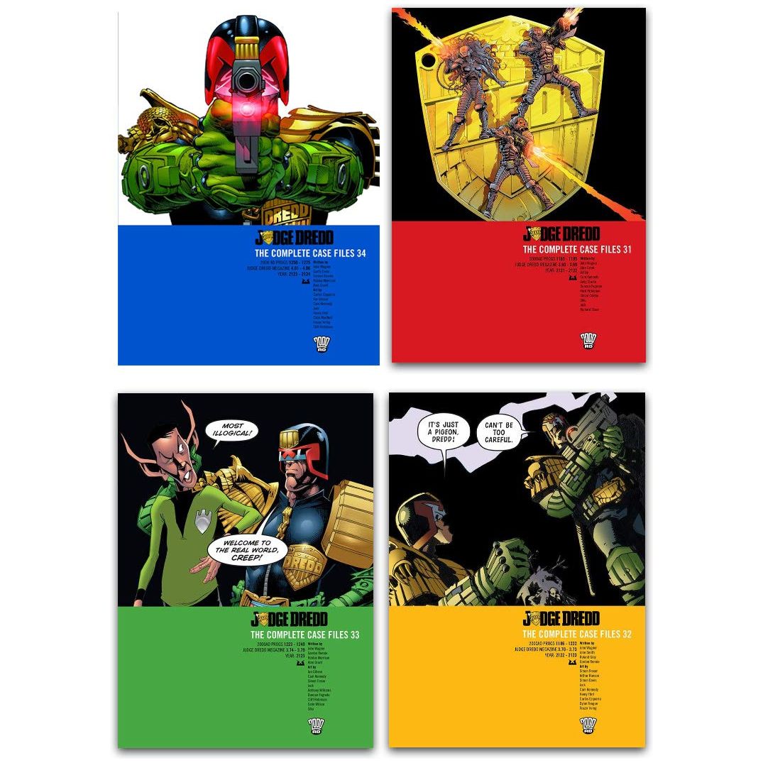 Judge Dredd: Complete Case Files Volume 31-35 Collection 5 Books Set ...