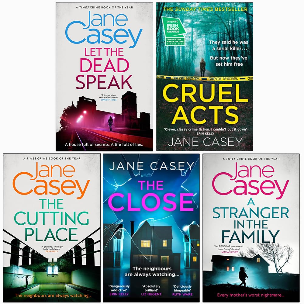 Maeve Kerrigan Series 5 Books Set by Jane Casey Cruel Acts, Close (Boo ...