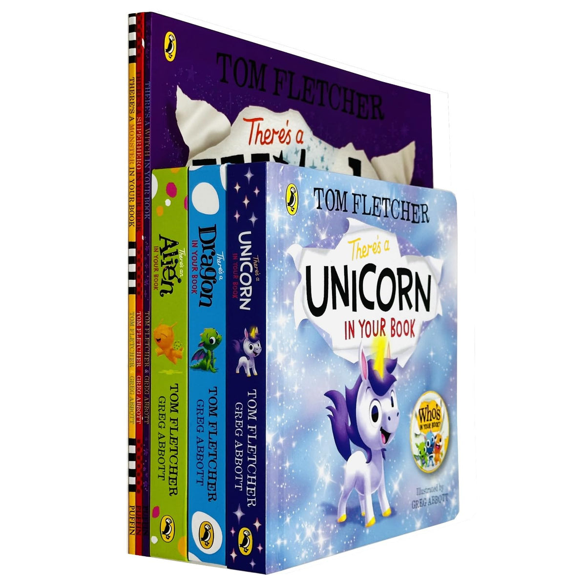 Tom Fletcher Who's In Your Book Series 6 Books Collection Set (There's ...