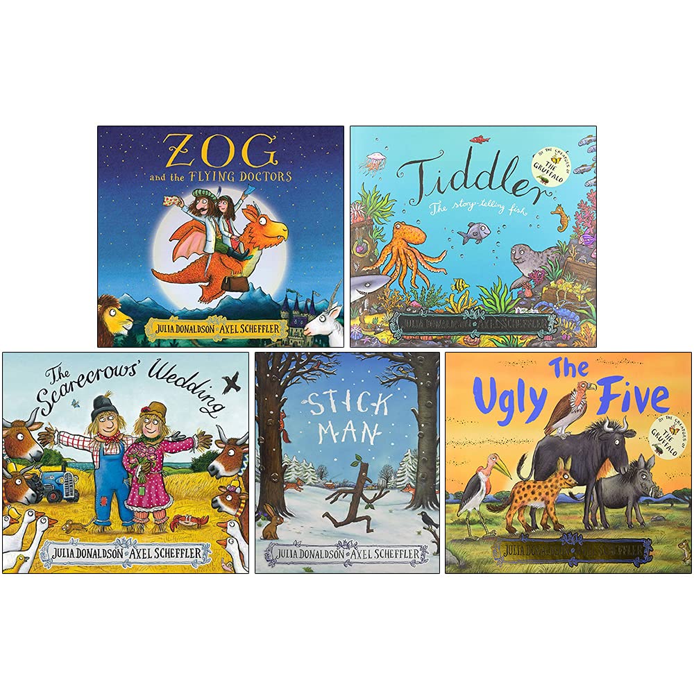 Julia Donaldson Collection 5 Books Set (Zog and the Flying Doctors ...