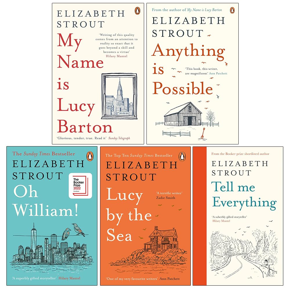 Elizabeth Strout Collection 5 Books Set Oh William, Anything is Possib ...