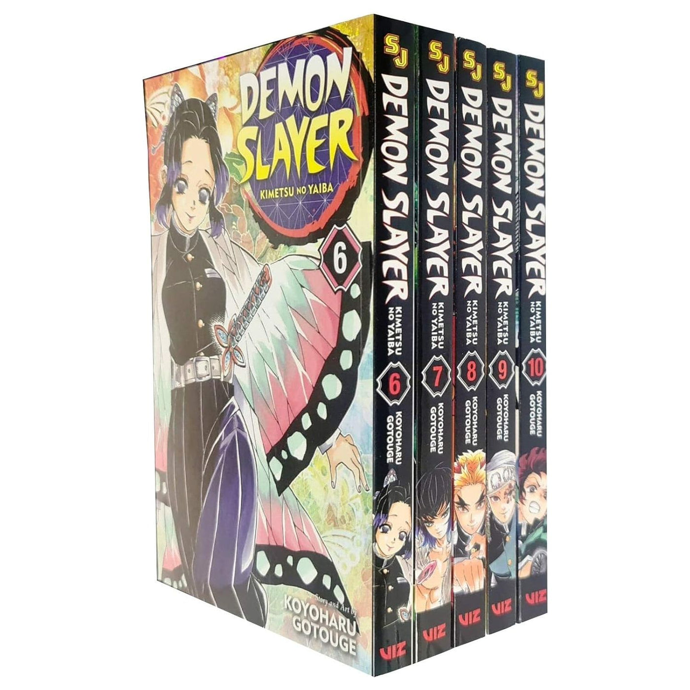 Demon Slayer: Kimetsu no Yaiba Vol 6-10 Collection 5 Books Set | The Book Bundle