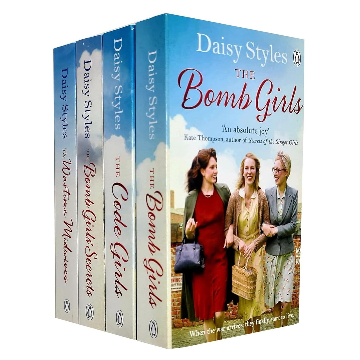 Daisy Styles 4 Books Collection Set(Bomb Girls’ Secrets,Bomb Girls,War