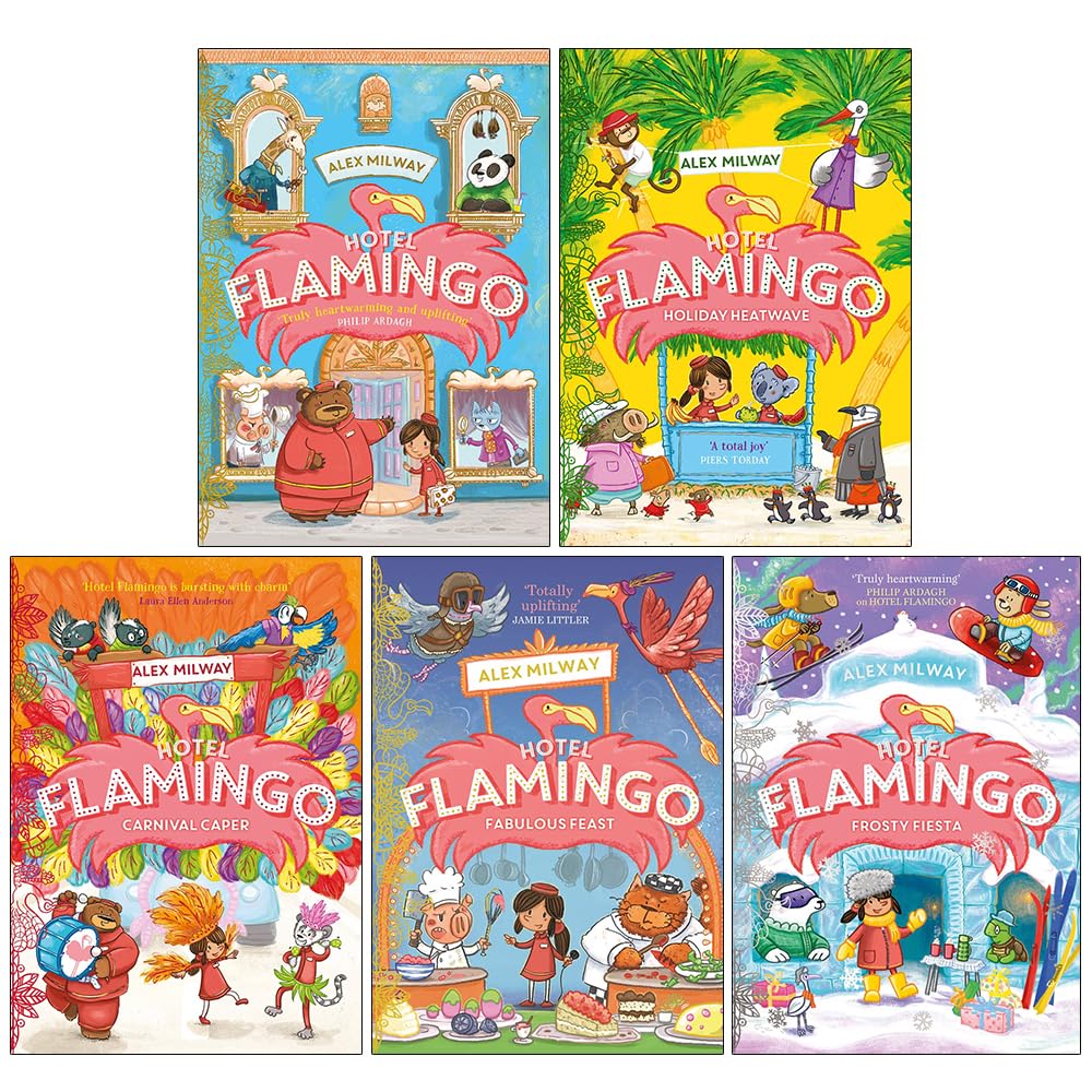 Hotel Flamingo Series 5 Books Collection Set By Alex Milway (Hotel ...