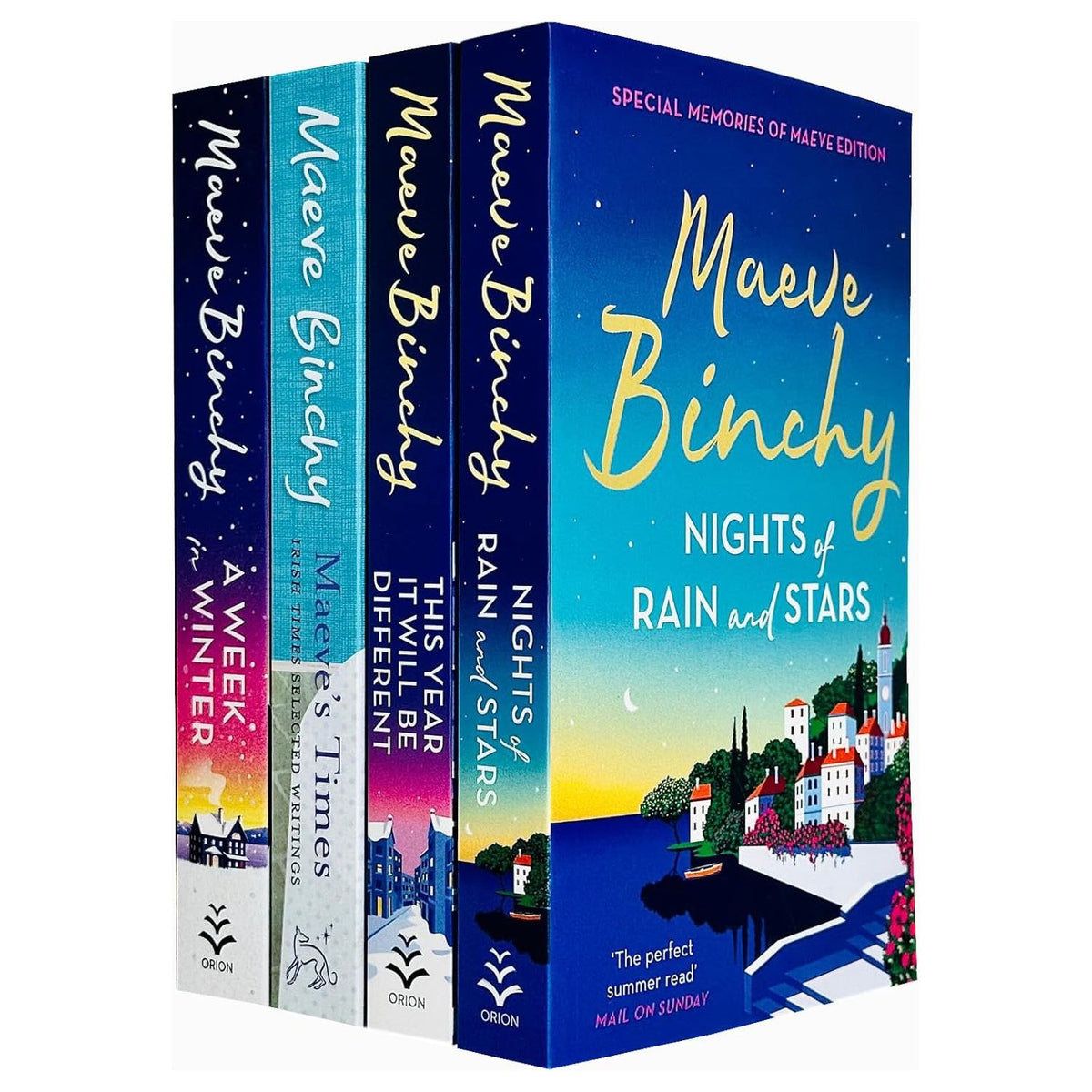 Maeve Binchy Collection 4 Books Set (Nights of Rain and Stars, This Ye ...