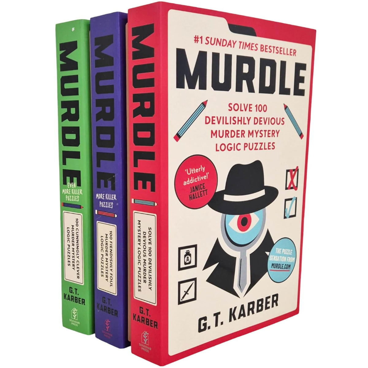 Murdle Puzzle Series 3 Books Collection Set By G. T. Karber | The Book Bundle
