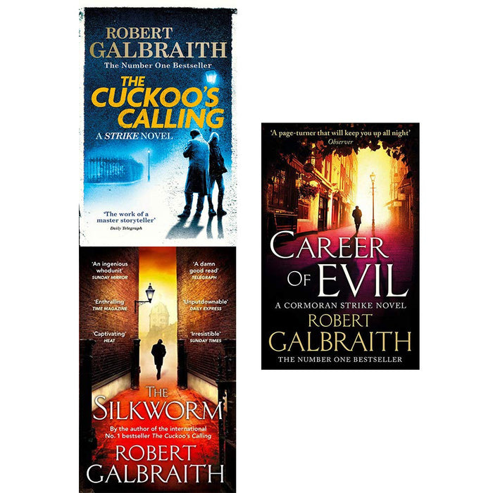 Cormoran Strike Series Collection 3 Books Set by Robert Galbraith (The ...