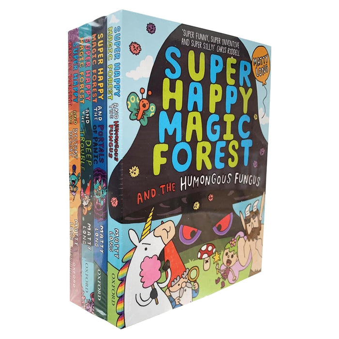 Super Happy Magic Forest Series by Matty Long 4 Books Collection Set ...
