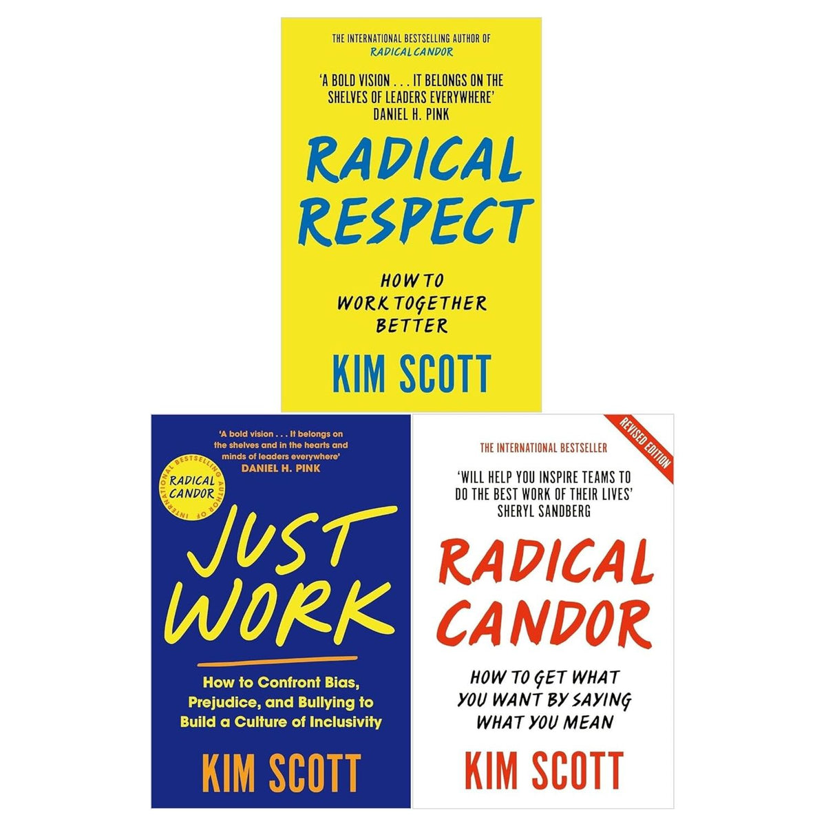Kim Scott 3 Books Collection Set (Radical Respect, Just Work, Radical ...