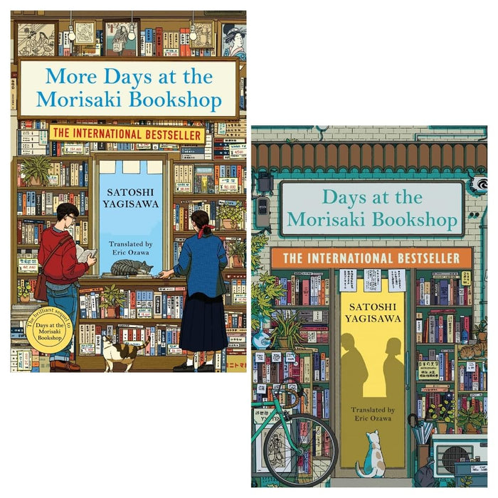 Satoshi Yagisawa Collection 2 Books Set (Days at the Morisaki Bookshop ...