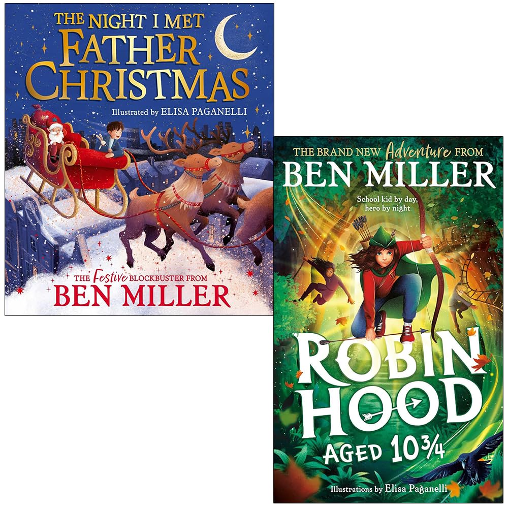 Ben Miller Collection 2 Books Set (The Night I Met Father Christmas and ...
