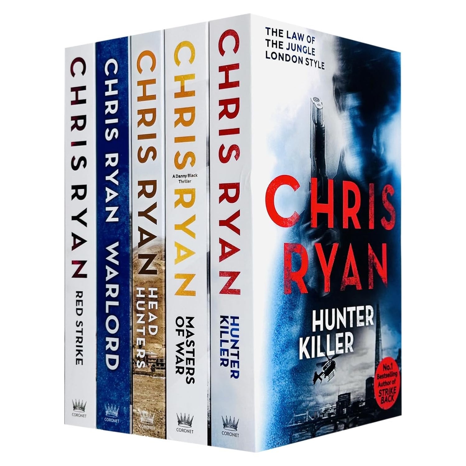 Chris Ryan Collection 5 Books Set (Hunter Killer, Masters of War, Head ...