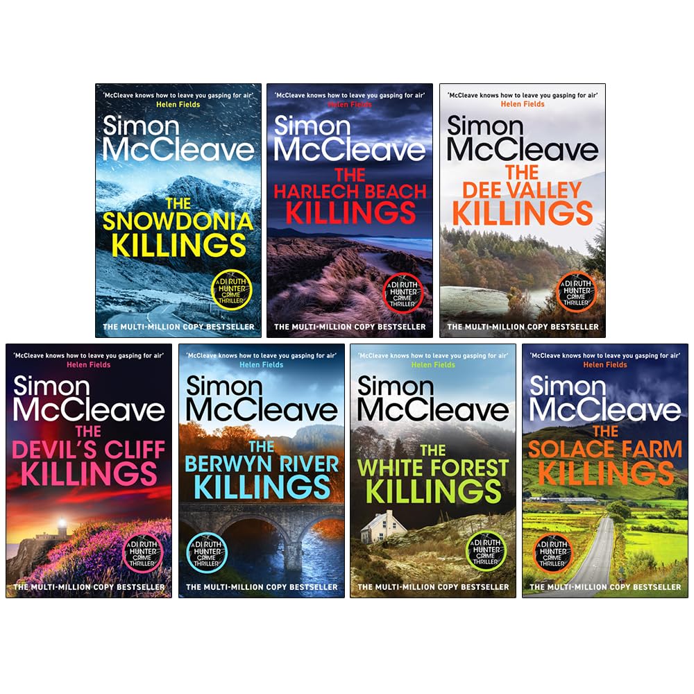 DI Ruth Hunter Series 1-7 Books Collection Set By Simon McCleave (The ...