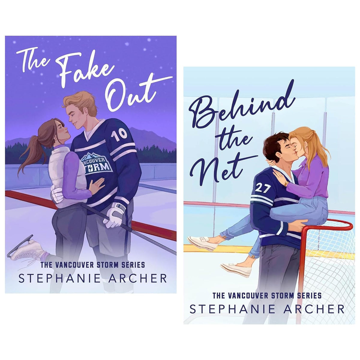 Vancouver Storm Series 2 Books Collection Set (Behind The Net & The Fa ...