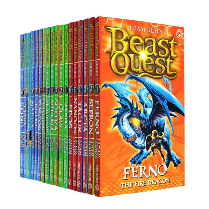Beast Quest 18 Books Collection Set by Adam Blade - Fiction - Paperbac ...