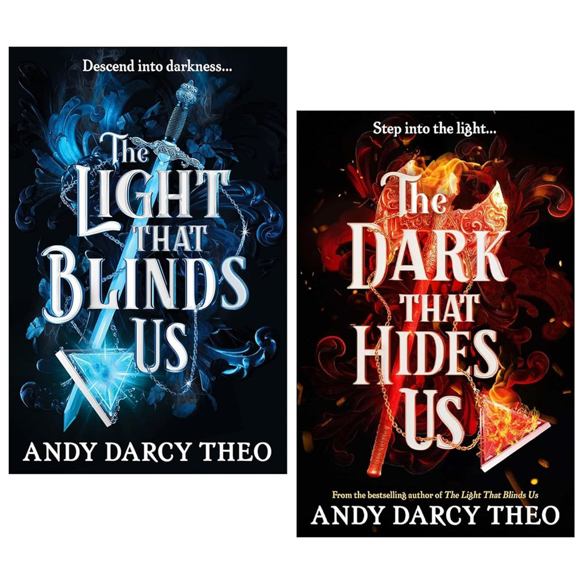 Light That Blinds Us Series 2 Books Collection Set by Andy Darcy Theo ...