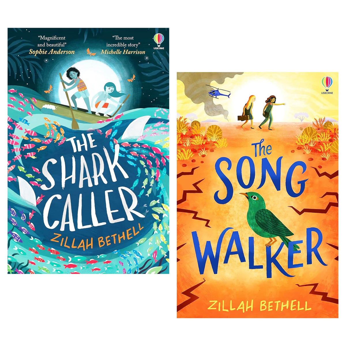 Zillah Bethell 2 Books Collection Set (The Song Walker and The Shark ...