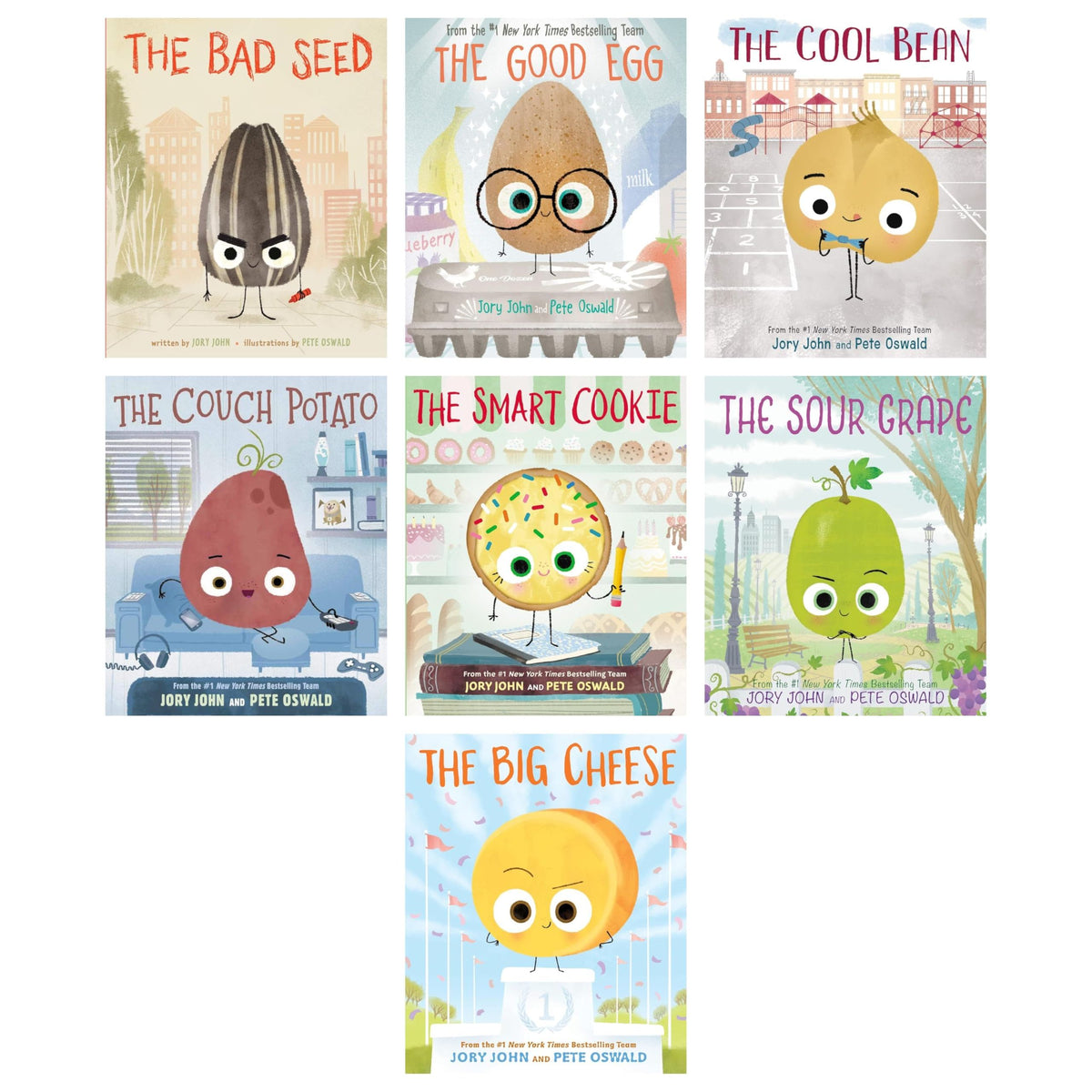 The Food Group Series 7 Books Collection Set By Jory John (The Bad See ...