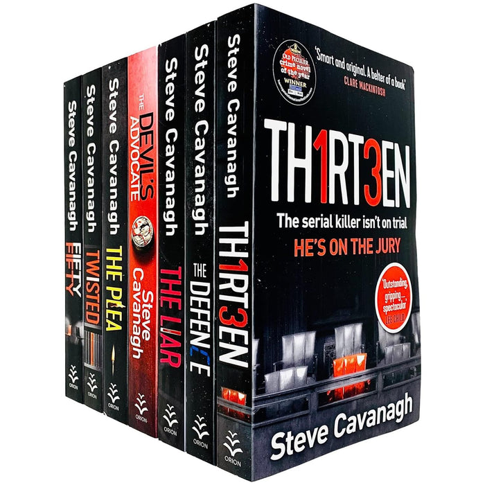 Eddie Flynn Series 7 Books Collection Set by Steve Cavanagh Devil's ...
