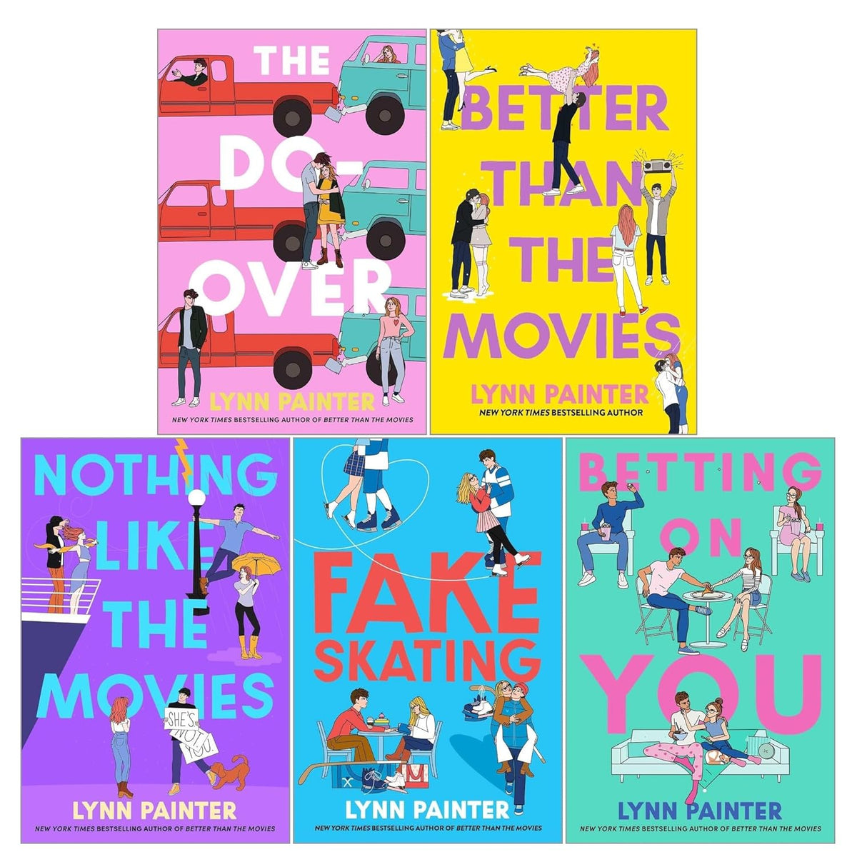 Lynn Painter Rom-Coms 5 Books Collection Set (Better Than the Movies ...