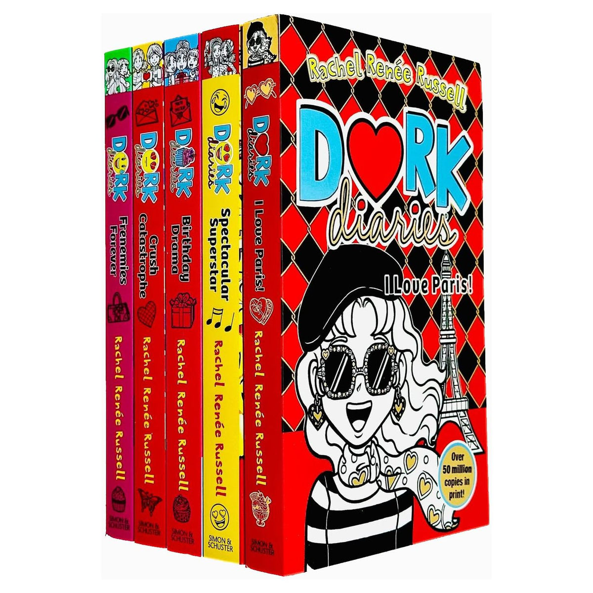 Dork Diaries Collection 5 Books Set (Volume 11-15) By Rachel Renee ...