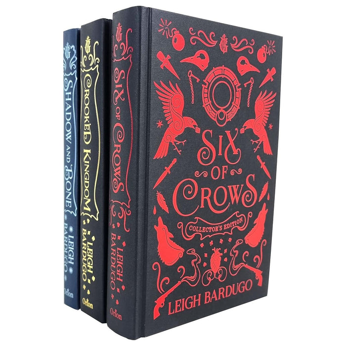 Leigh Bardugo Collectors Edition 3 Books Set (Shadow and Bone, Six of Crows, Crooked Kingdom ...