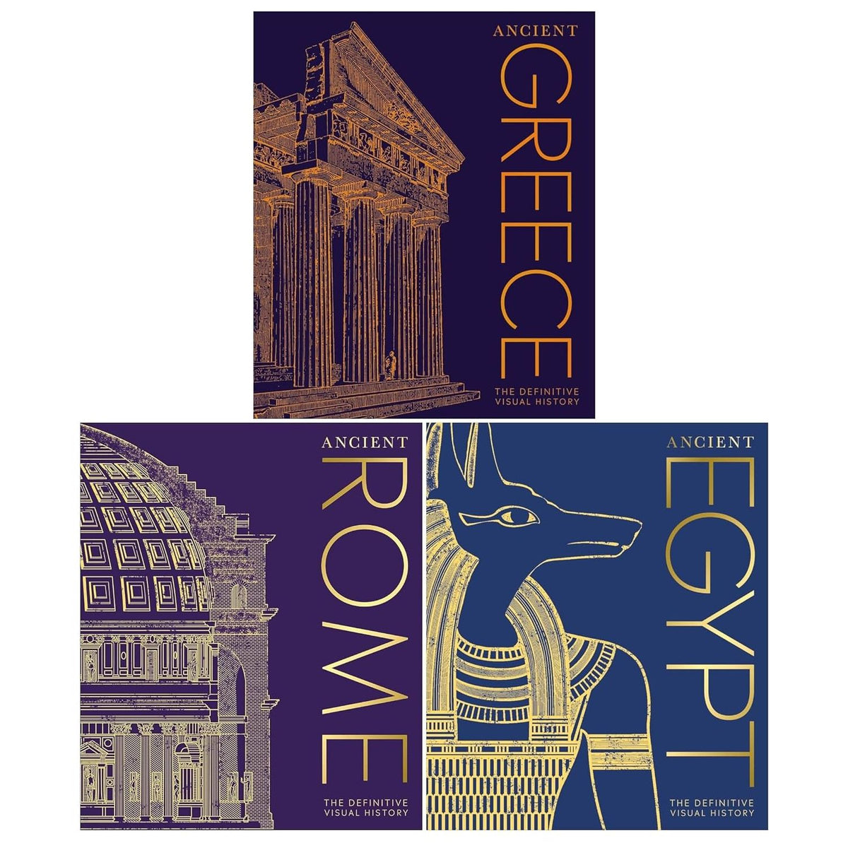 DK Classic History 3 Books Collection Set Ancient Rome, Ancient Greece ...