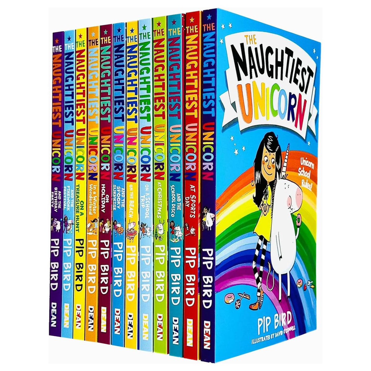 The Naughtiest Unicorn Series 12 Books Collection Set by Pip Bird ...