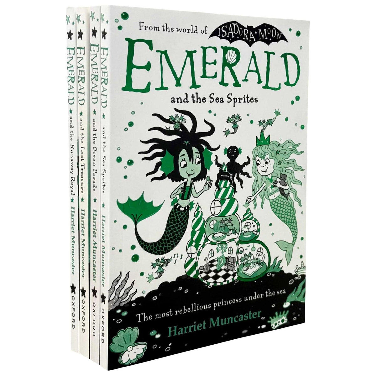 Emerald Series World Of Isadora Moon by Harriet Muncaster 4 Books Coll ...