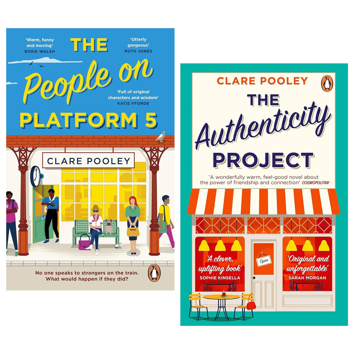 Clare Pooley 2 Books Collection Set (The Authenticity Project and The ...