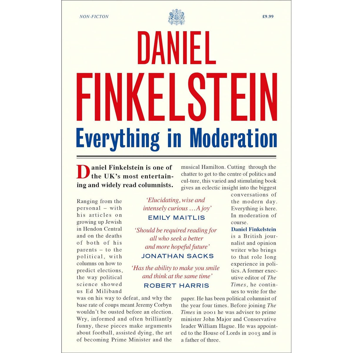 Everything in Moderation: The must-read collection of Daniel ...