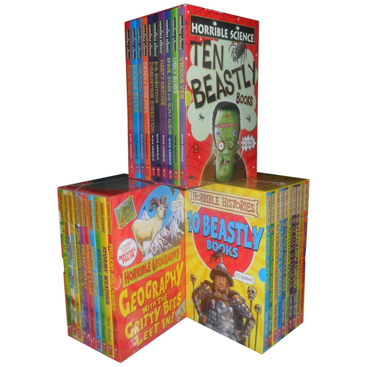 Horrible Series Collection 30 Books Set (Horrible Histories x 10, Horr