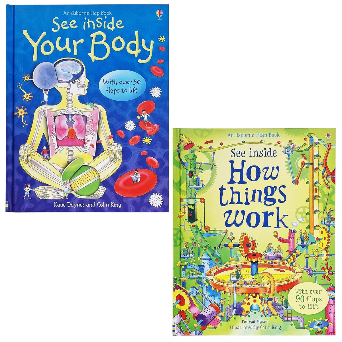 An Usborne Flap Book See Inside Series 2 Books Set (See Inside Your ...