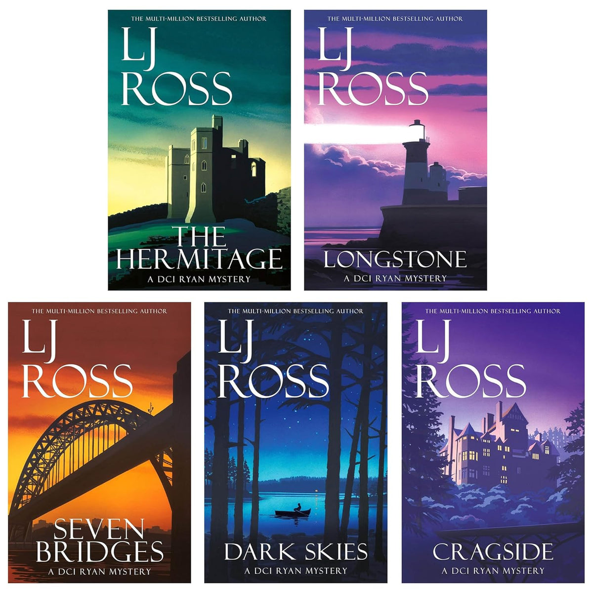 The DCI Ryan Mysteries Volume 6-10 Collection 5 Books Set (Cragside, D ...